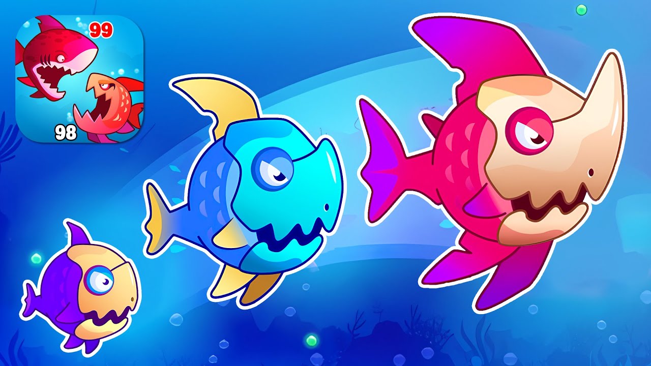 Eat Fish.IO - HUNGRY FISH 🐳 Gameplay | ALL LEVELS #21 - YouTube