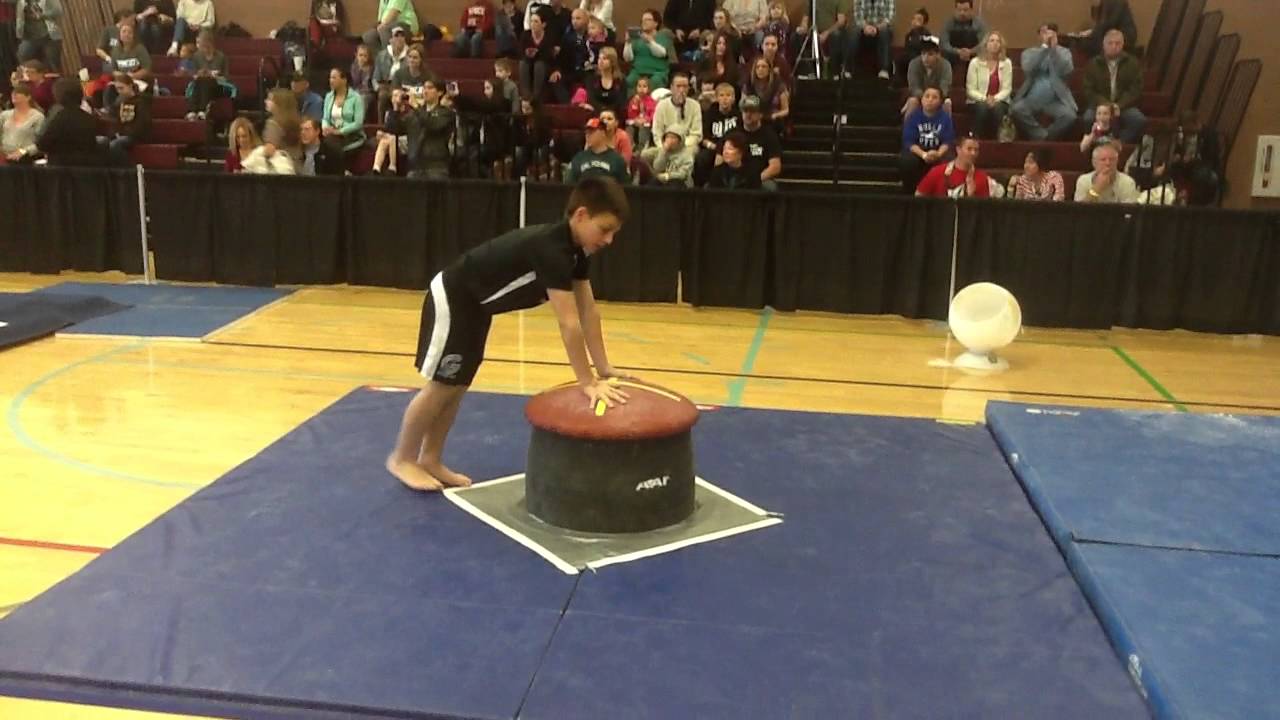 Caden Thomas - 2013 Vitaly Scherbo Invite - Pommels - YouTube