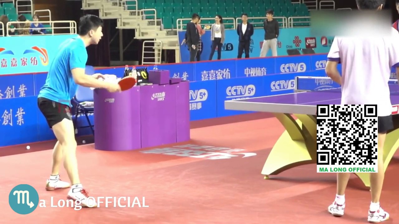 Ma Long Backhand Loop Slow Motion 2016 - YouTube