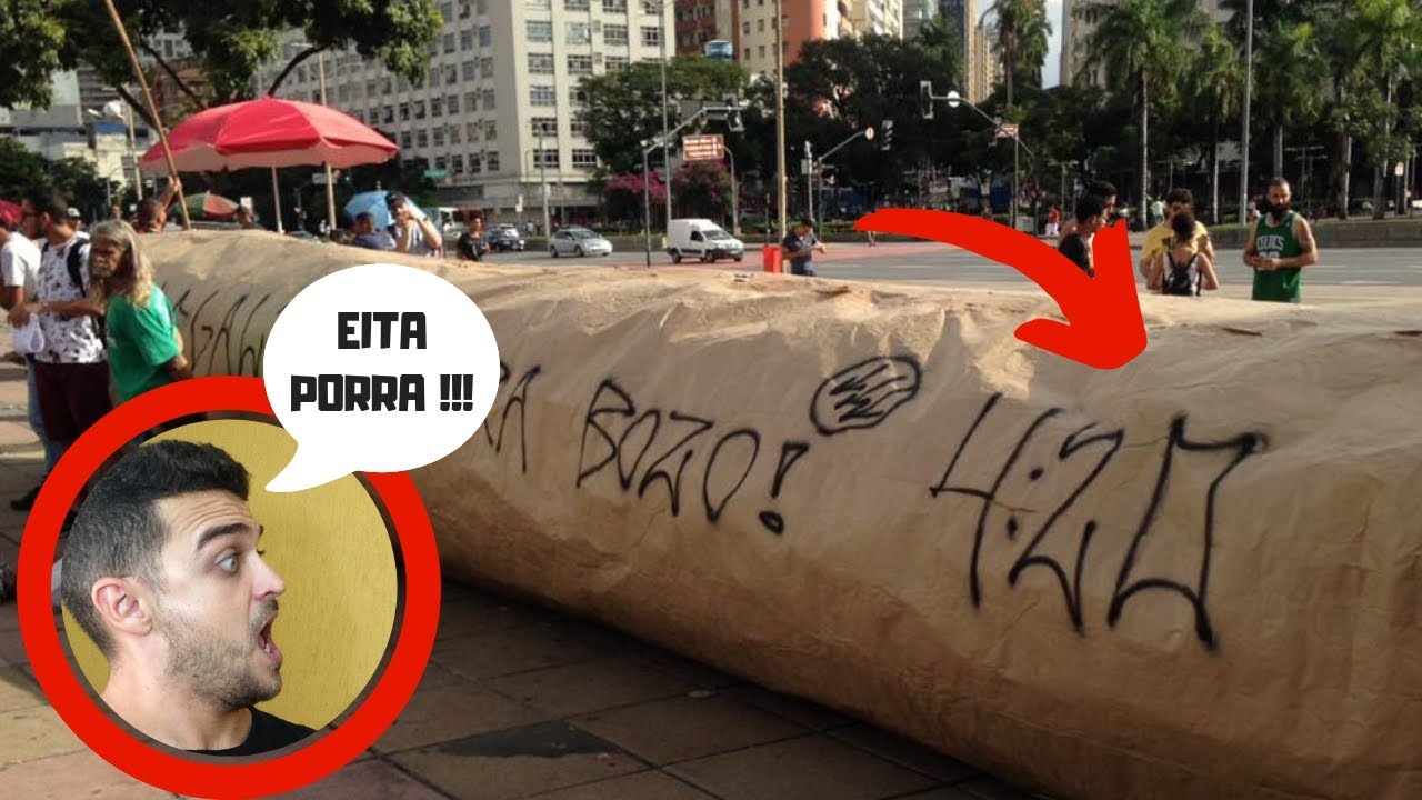 Achamos o MAIOR BASEADO da Marcha da Maconha? - YouTube