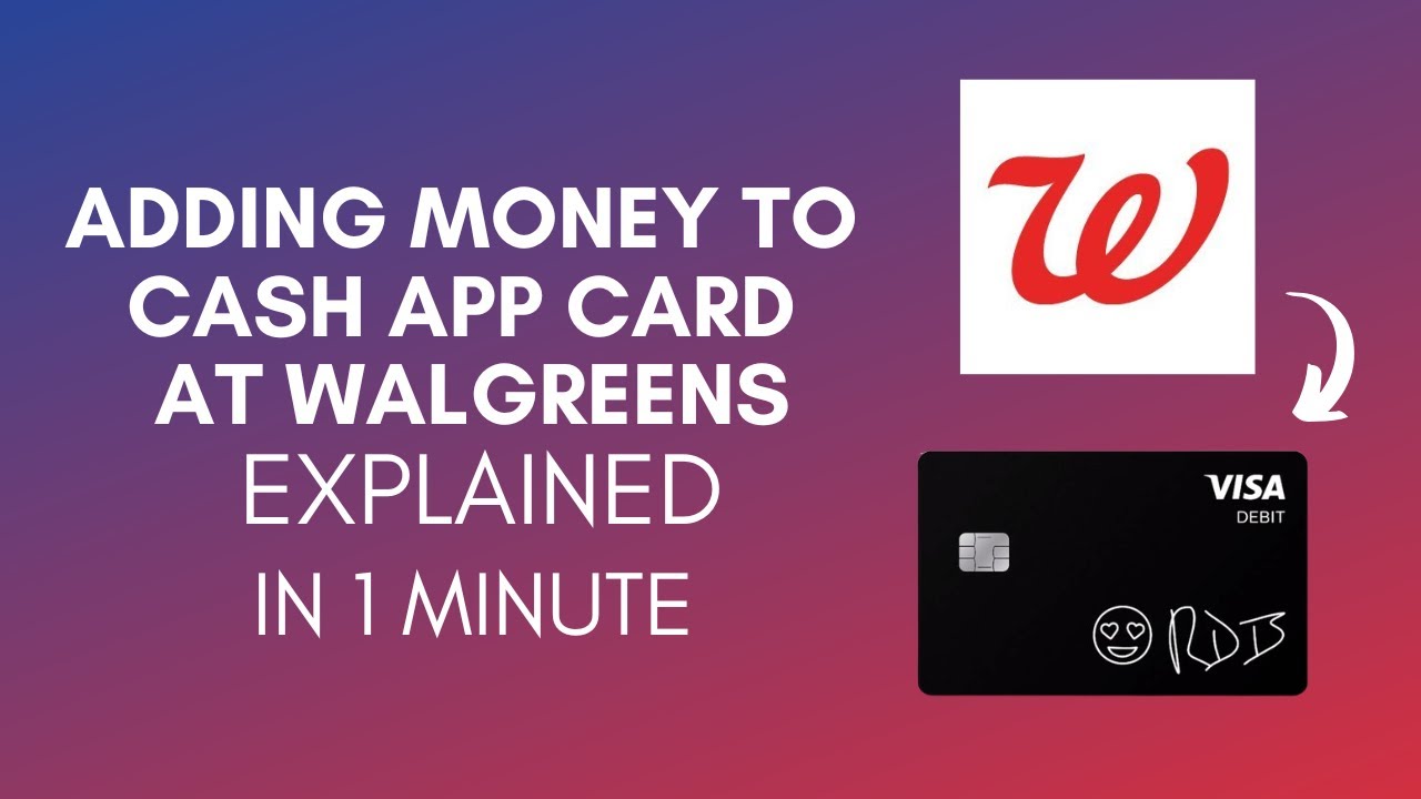 How To Add Money To Cash App Card At Walgreens (2025) - YouTube