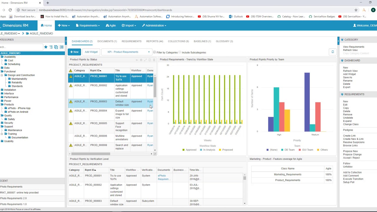 Requirements Management with Dimensions RM - Part Two - YouTube
