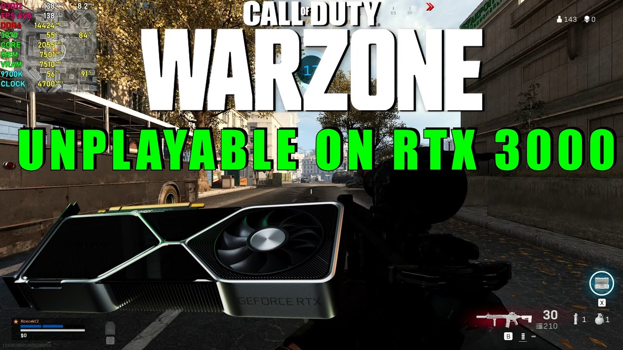 COD: Warzone is unplayable on RTX 3070. Low GPU usage and lags. - YouTube