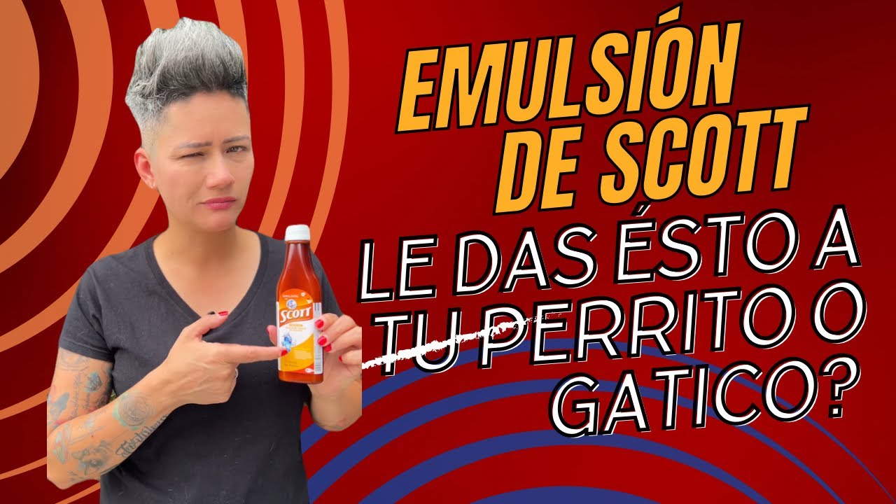 ¿Le puedo dar emulsión de scott a mi perro o gato? - YouTube