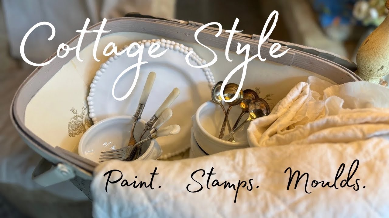 Stop Using Boring Decor - Create Cottage Style Decor With Paint, Stamps ...