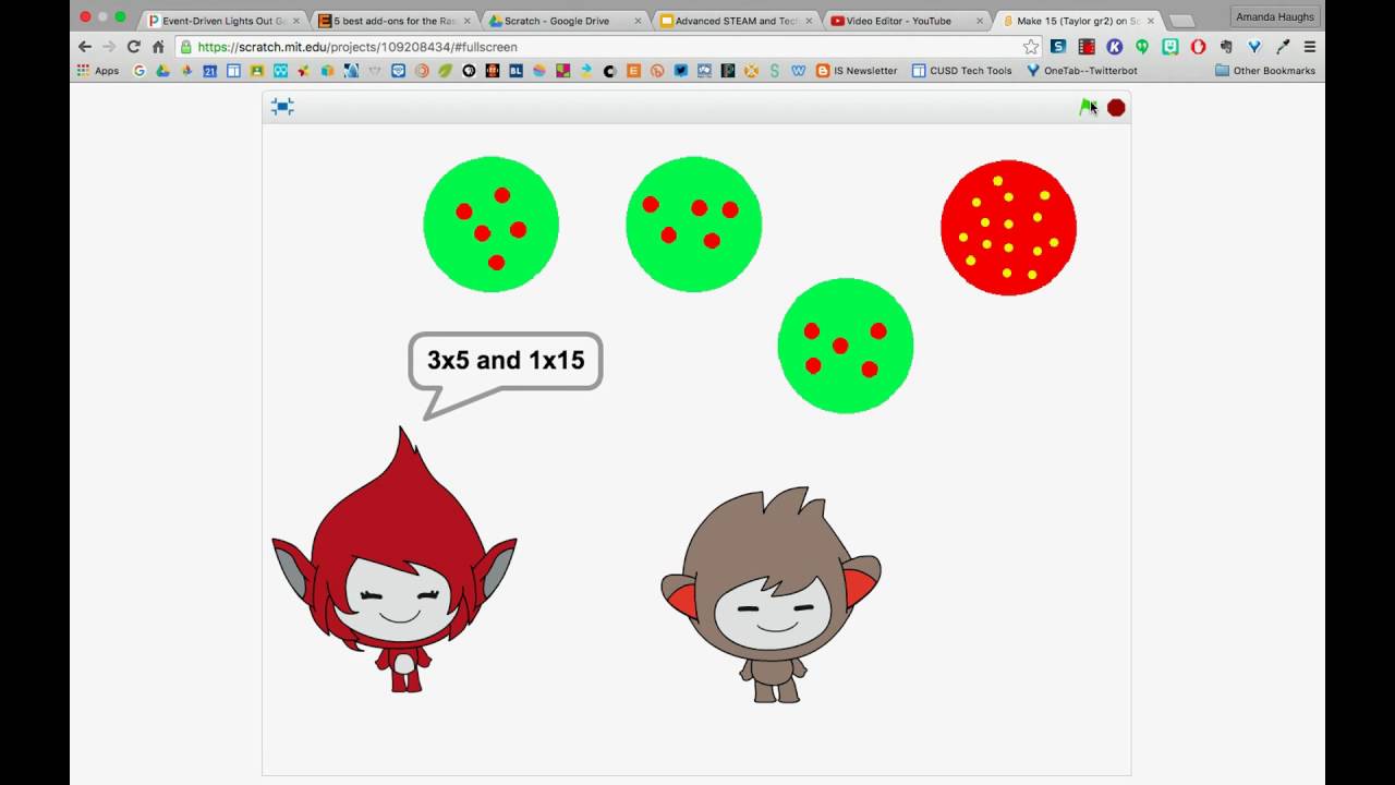 Scratch Projects Samples K-5 - YouTube