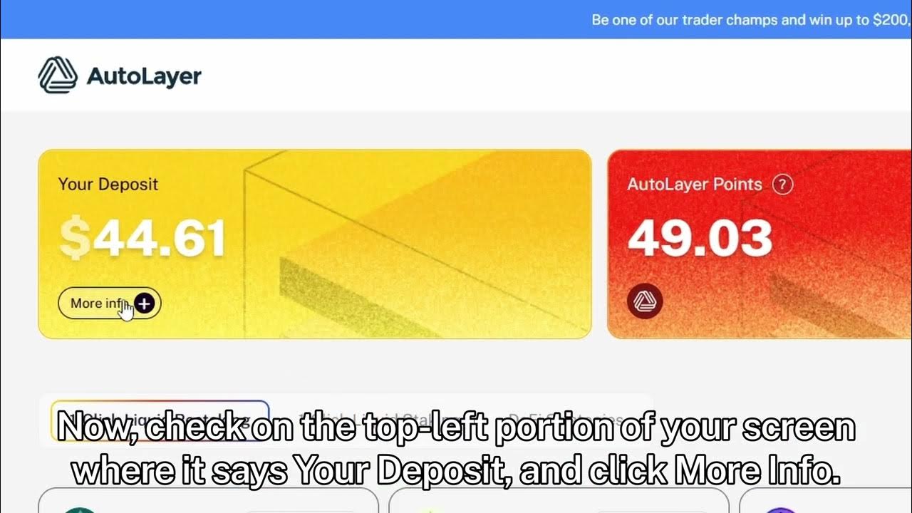 Tutorial - How to Unstake/Withdraw using AutoLayer - YouTube