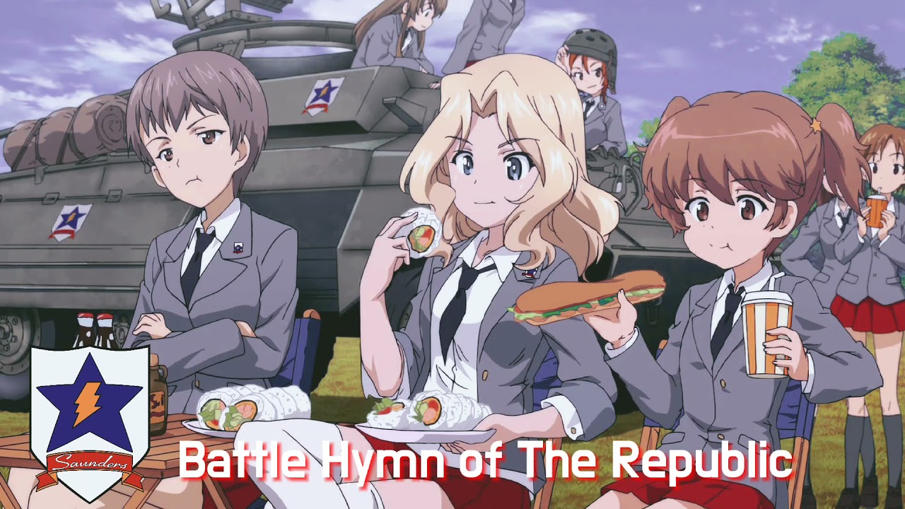 Girls und Panzer OST Battle Hymn of The Republic Instrumental - YouTube