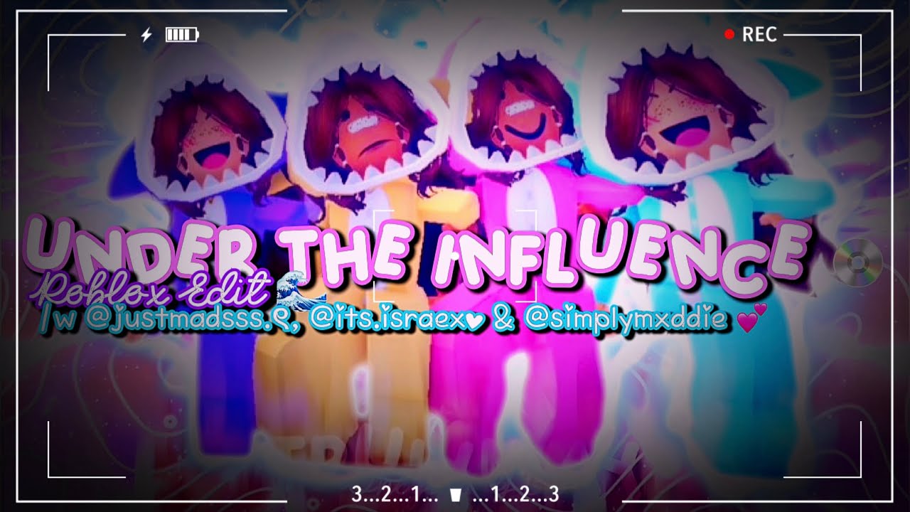 Under The Influence (OG) 💿 || Roblox Edit 🌊 || 💕 - YouTube