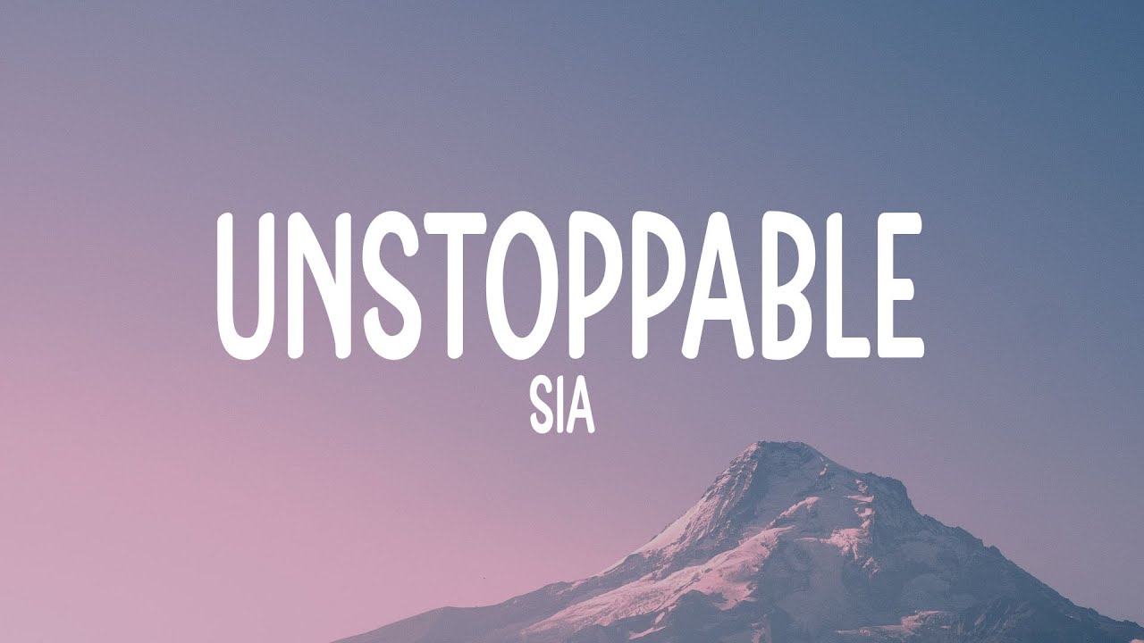 Sia - Unstoppable (Sped Up) Lyrics | I'm unstoppable, I'm a Porsche ...