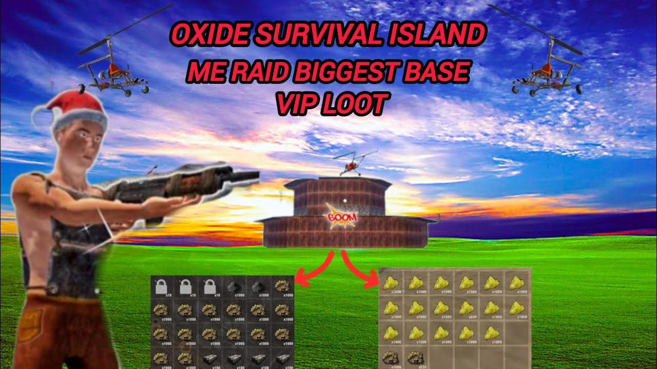 Oxide survival island || pvp and base raid vip loot 🤑🤑🤑 || #oxide #rust #welly #sudip yt #pop1k ...