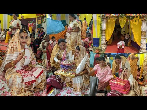 Assamese wedding | Asomiya biya | Assamese traditional wedding | Jurun ...