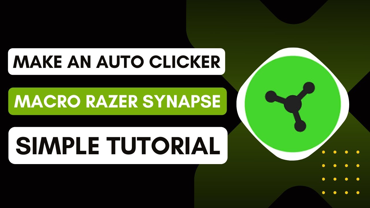 How to Make an Auto Clicker Macro with Razer Synapse | Rapid Fire & AFK ...