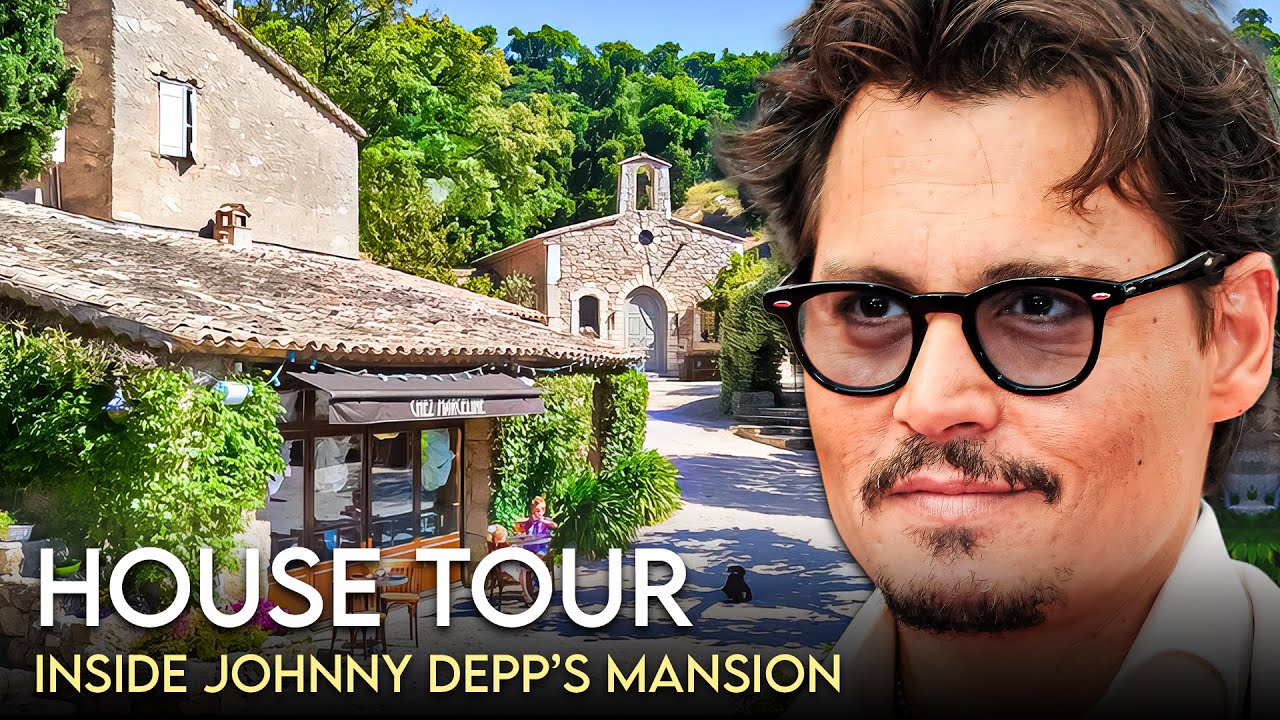 Johnny Depp | House Tour | $63 Million French Mansion & More - YouTube