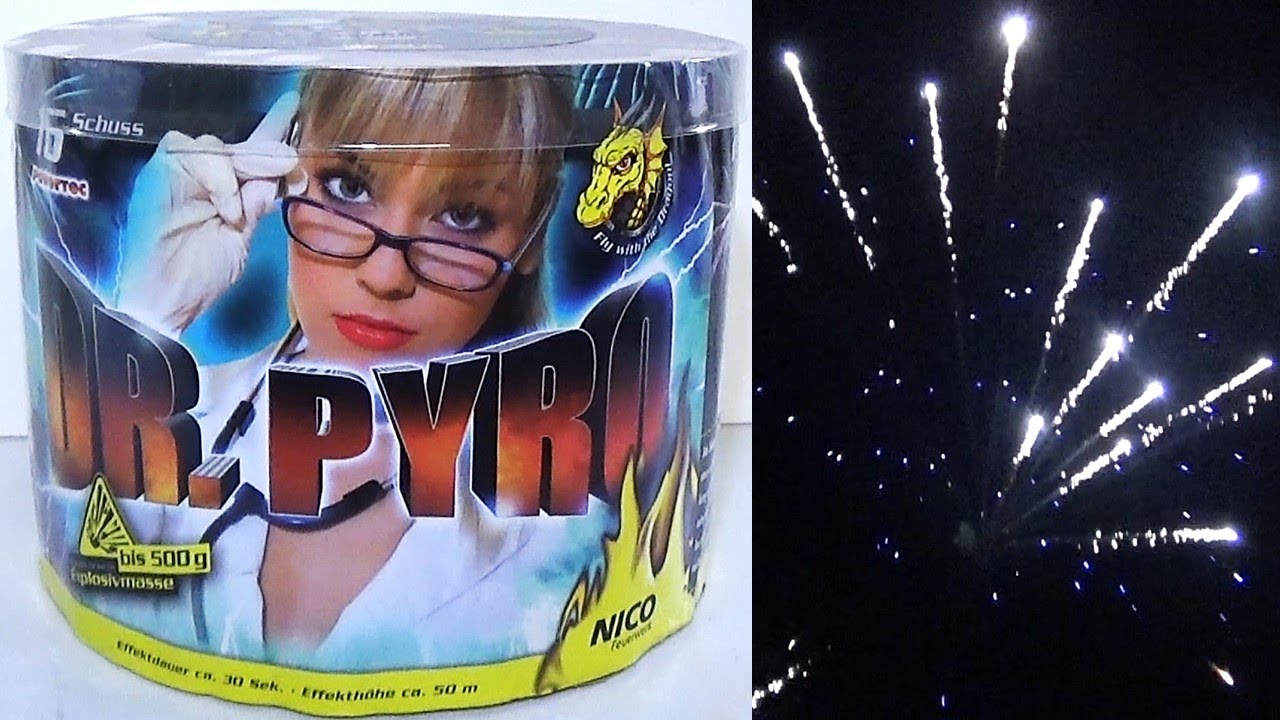 DR. PYRO - 16 SHOTS - 51018 - Nico Feuerwerk - YouTube