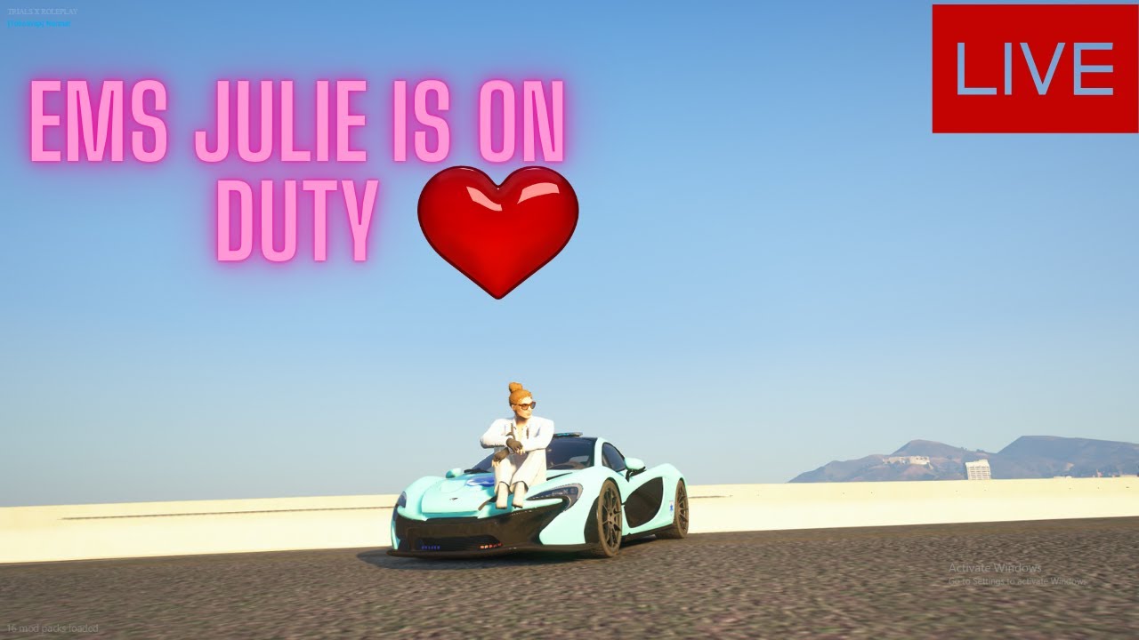 EMS JULIE IS ON DUTY 💖💖| TXRP | INFINITY GAMER ON LIVE 🔴🔴| ROAD TO 200 ...