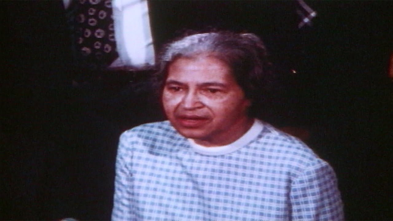 Rosa Parks refuses to give up her bus seat in Montgomery, Alabama ...