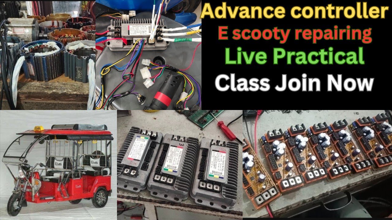 E Rickshaw controller motor Repairing & winding|| toto controller ...