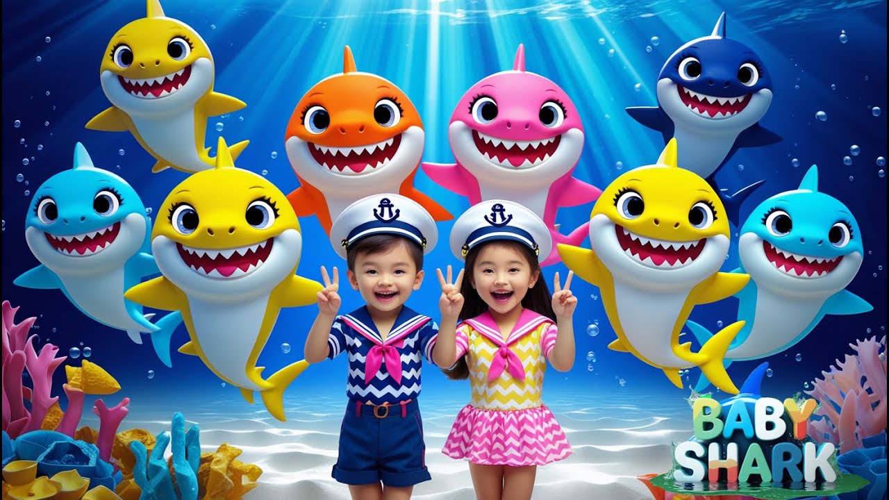 Baby Shark Dance | Shark Dance Party and FRIENDS - YouTube