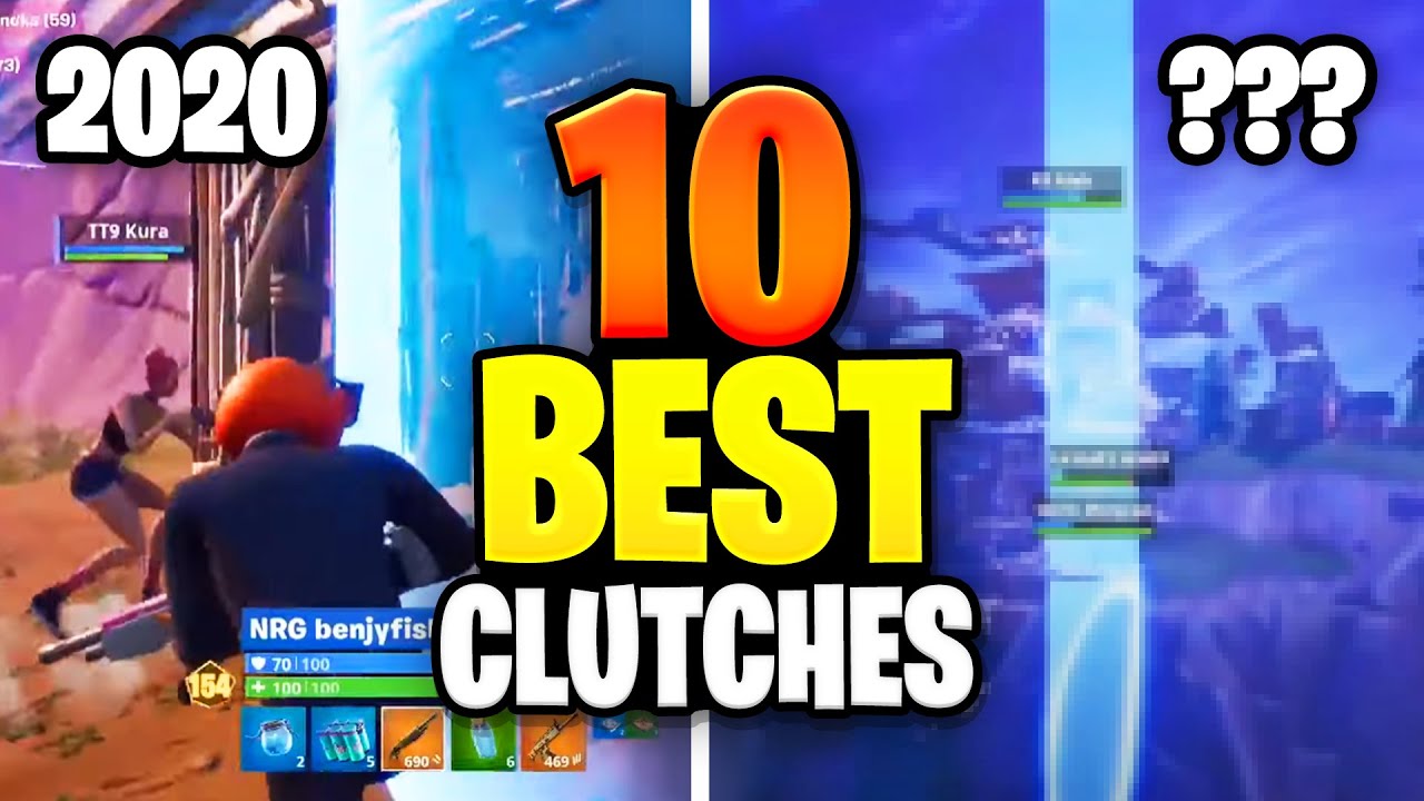 Top 10 Solo Clutches In Competitive Fortnite - YouTube
