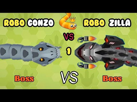 Robo Gonzo Vs Robo Zilla In Snake.Io! Fight In between Two Robot Boss ...