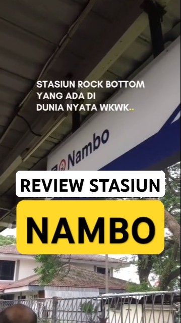 Stasiun Rock Bottom versi Dunia Nyata | #krlcommuterline #nambo #fyp # ...