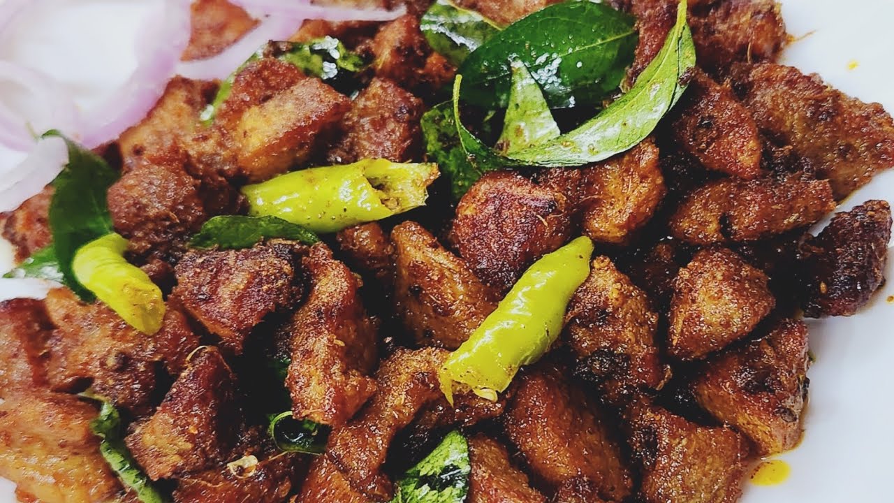 hyderabadi talawa gosh |mutton fry |crispy mutton fry - YouTube