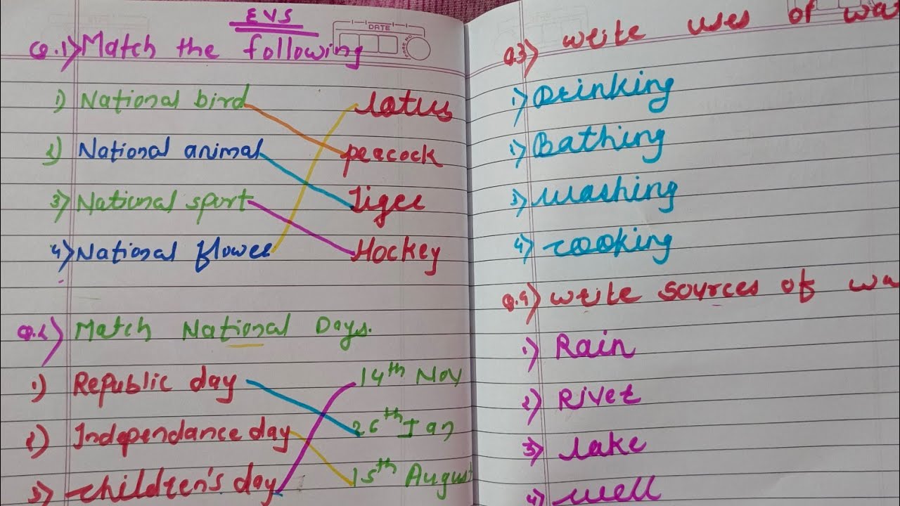 EVS Worksheet for UKG Class // daily Practice Worksheet // annual exam ...