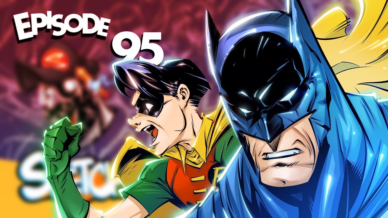 Drawing The Classic Batman & Robin Pencil Layouts - YouTube