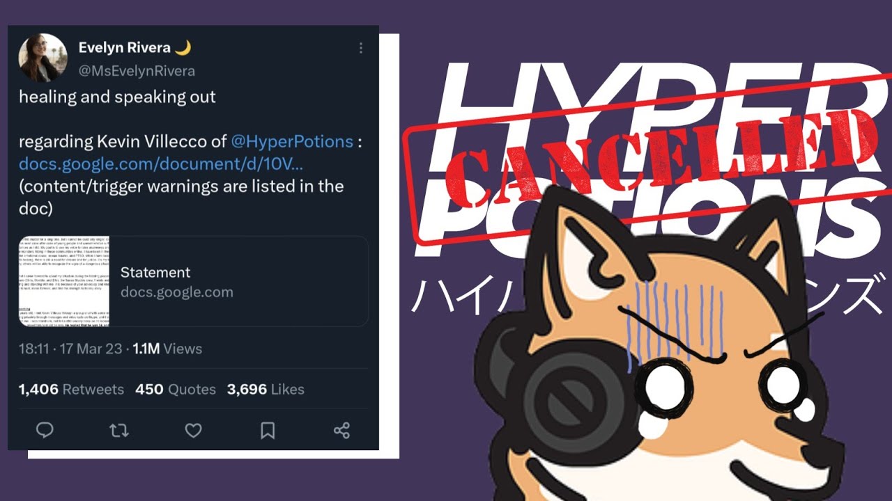 The Hyper Potions drama is disgusting - YouTube
