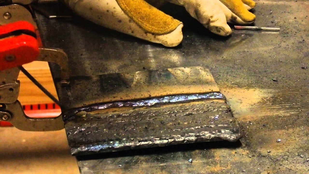 SMAW Training: 3/32 E 6011 Padding Plate - YouTube