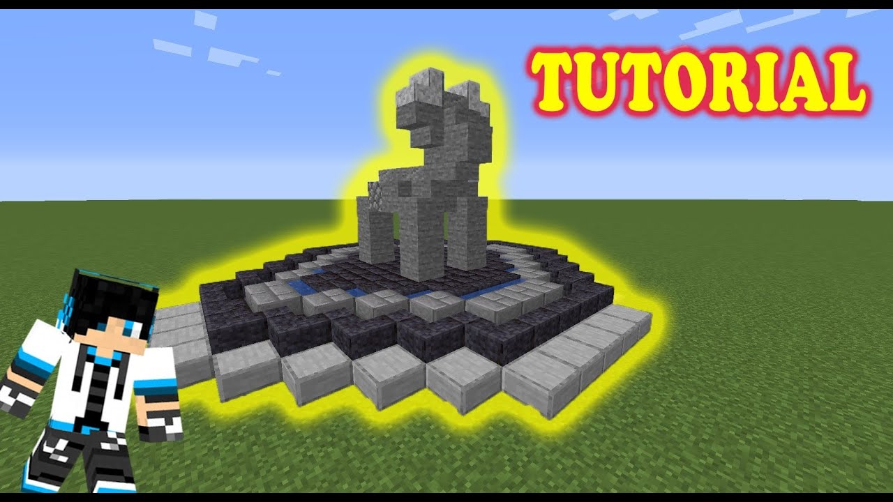 TUTORIAL DI COME SI COSTRUISCE UNA FONTANA CON STATUA: Minecraft - YouTube