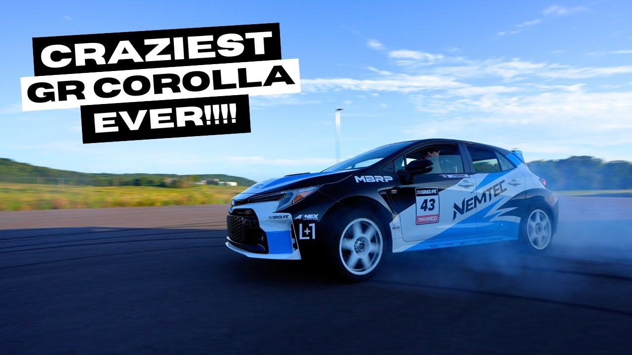 First Test with our 500hp GR Corolla!! (Drift machine) - YouTube