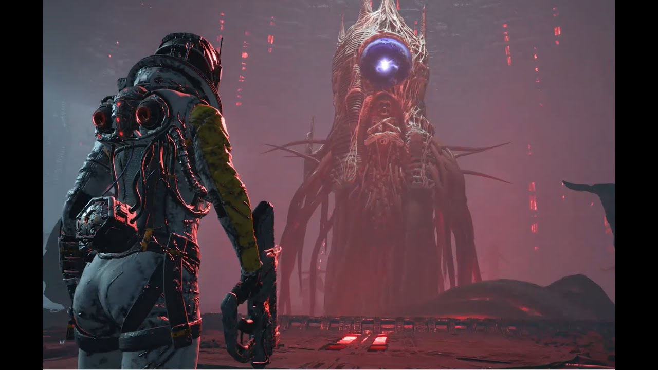 Returnal Boss Fight - Vs. Algos (First Try) - Tower of Sissyphus - YouTube