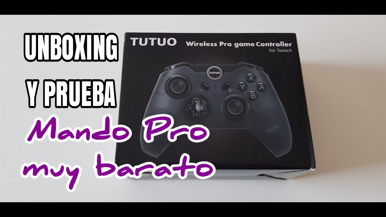 Unboxing y prueba: Pro Controller Tutuo. El mando pro económico para ...