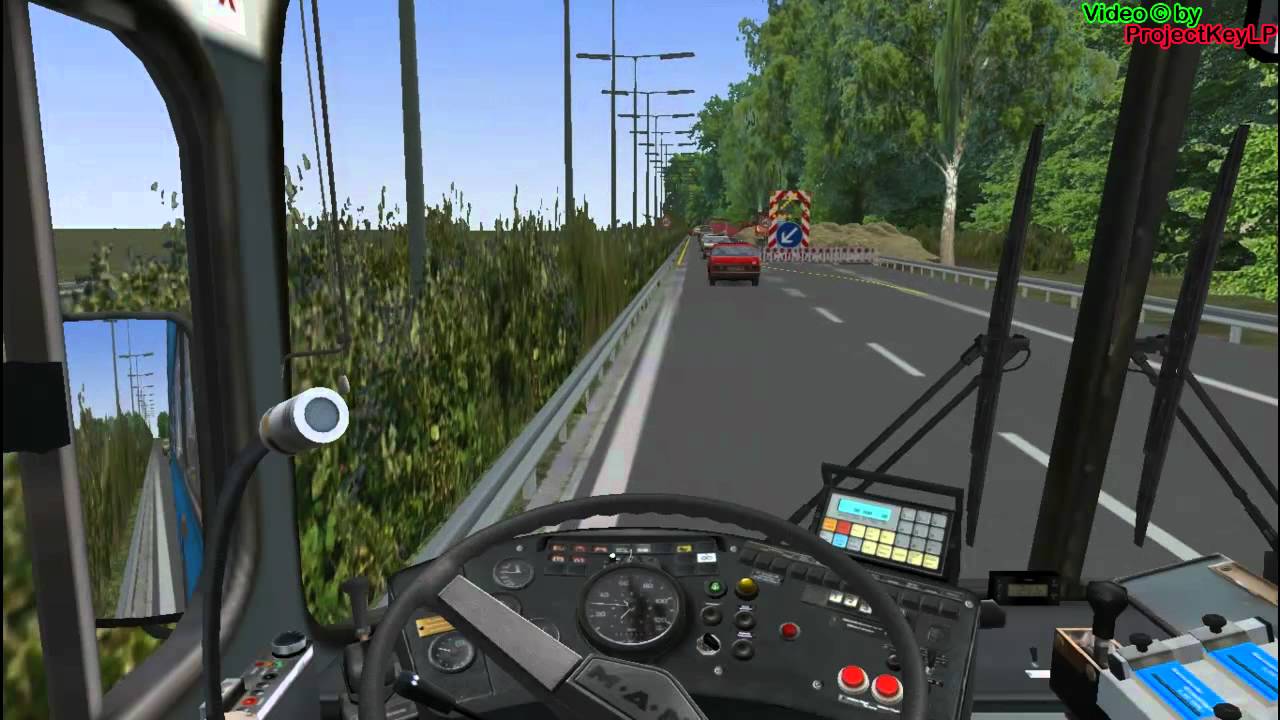 OMSI-Map "Fixburg und Umgebung" - Autobahn-Baustelle - YouTube