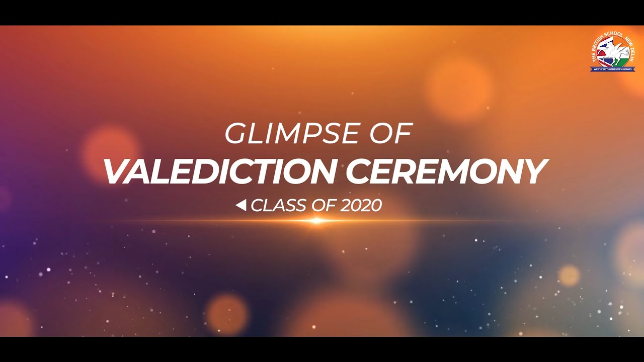 Class of 2020 Virtual Valediction Ceremony - YouTube