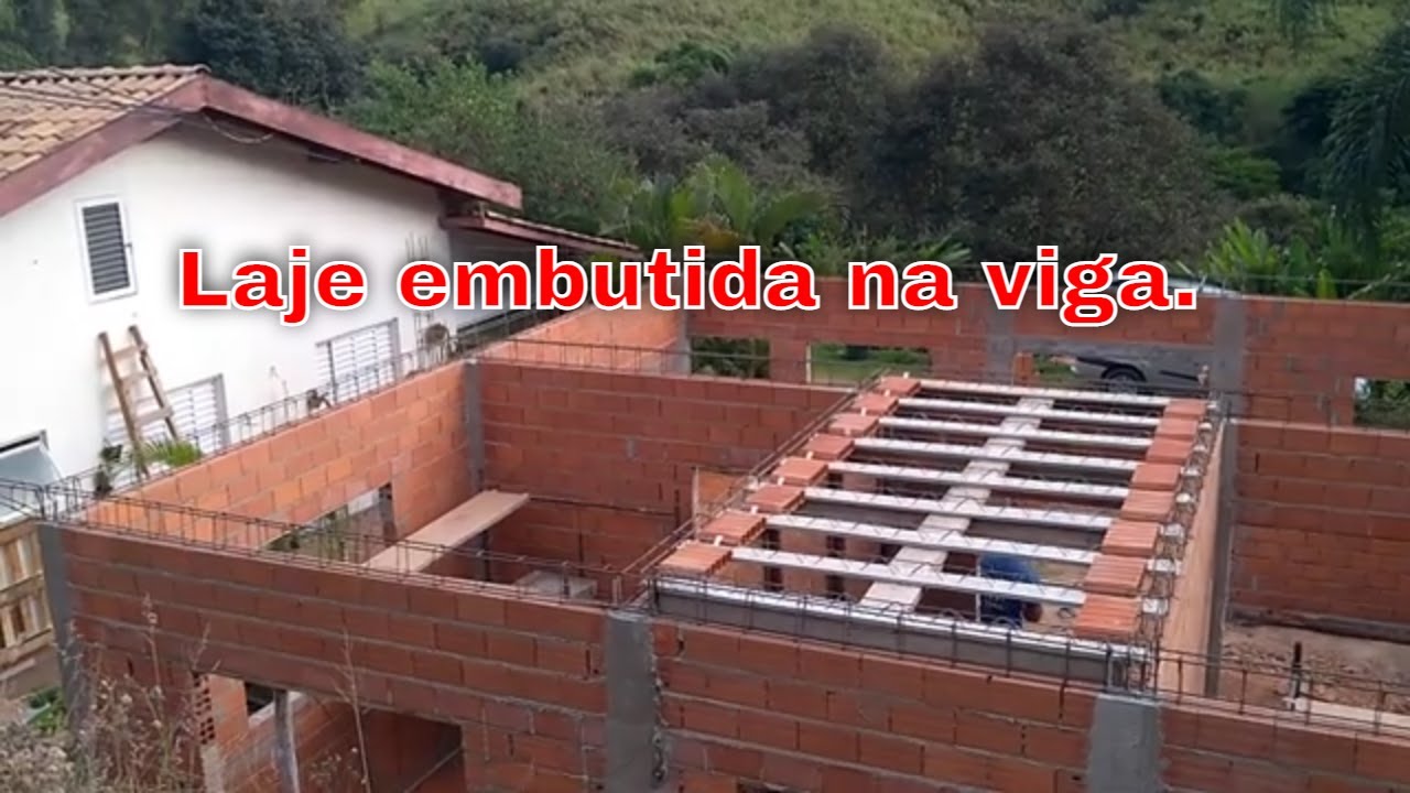 laje embutida com a viga - YouTube