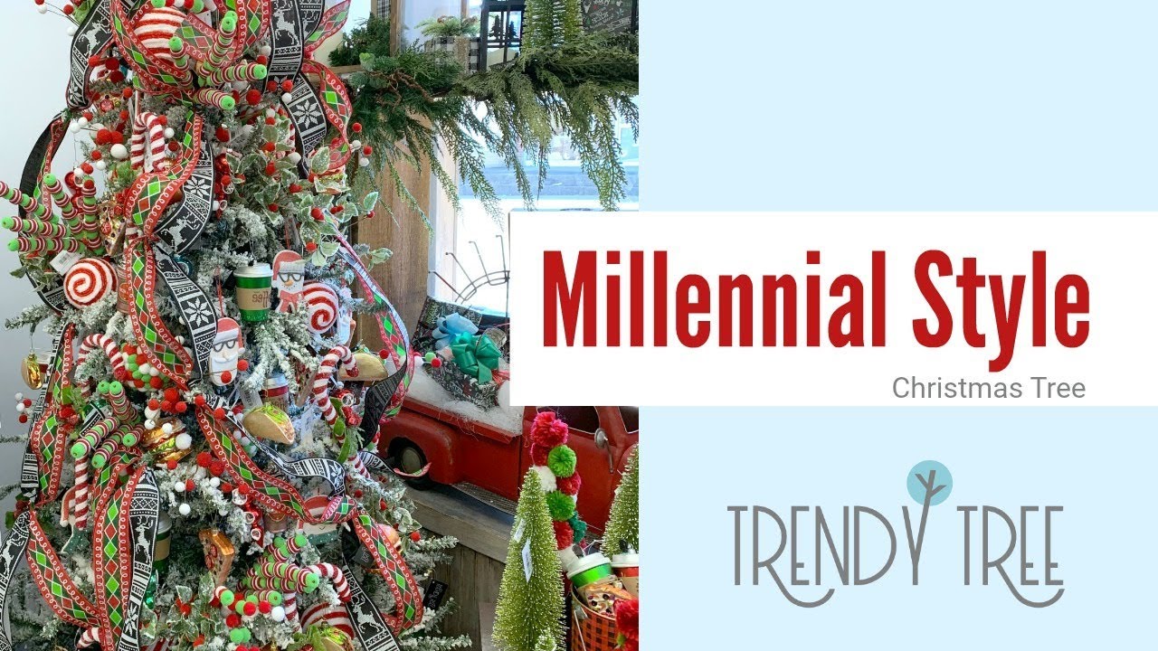 Millennial Style Christmas Tree Decorations Retro Christmas Ornaments ...