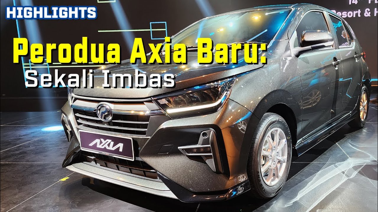 Highlights: 2023 Perodua Axia | TopGear Malaysia - YouTube