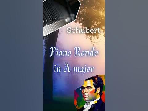 Schubert: Piano Rondo in A major - Burhan Erdemir #schubert #classicalmusic #piano - YouTube