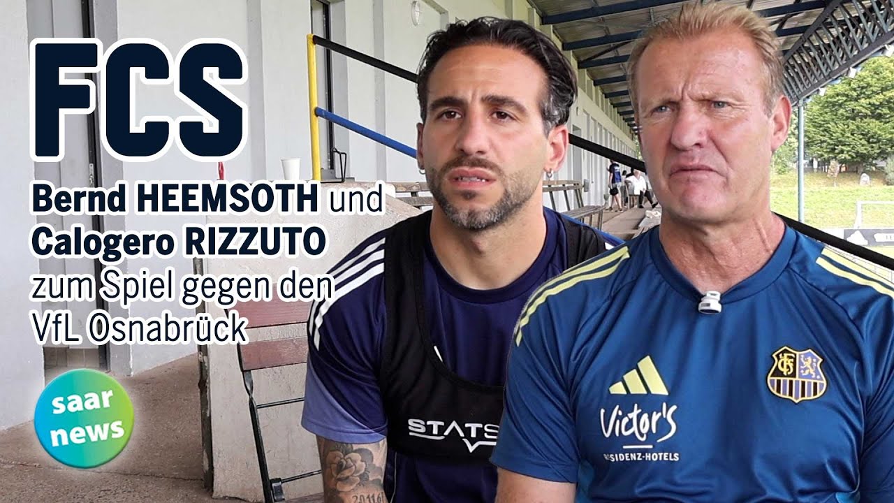 Bernd Heemsoth und Calogero Rizzuto zum Spiel in Osnabrück - YouTube