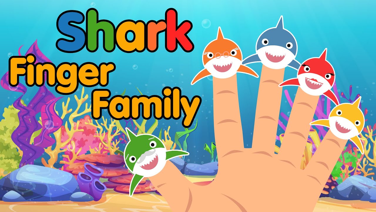 Baby Shark Finger, Where Are You? - Kids Songs & Nursery Rhymes - Shark ...