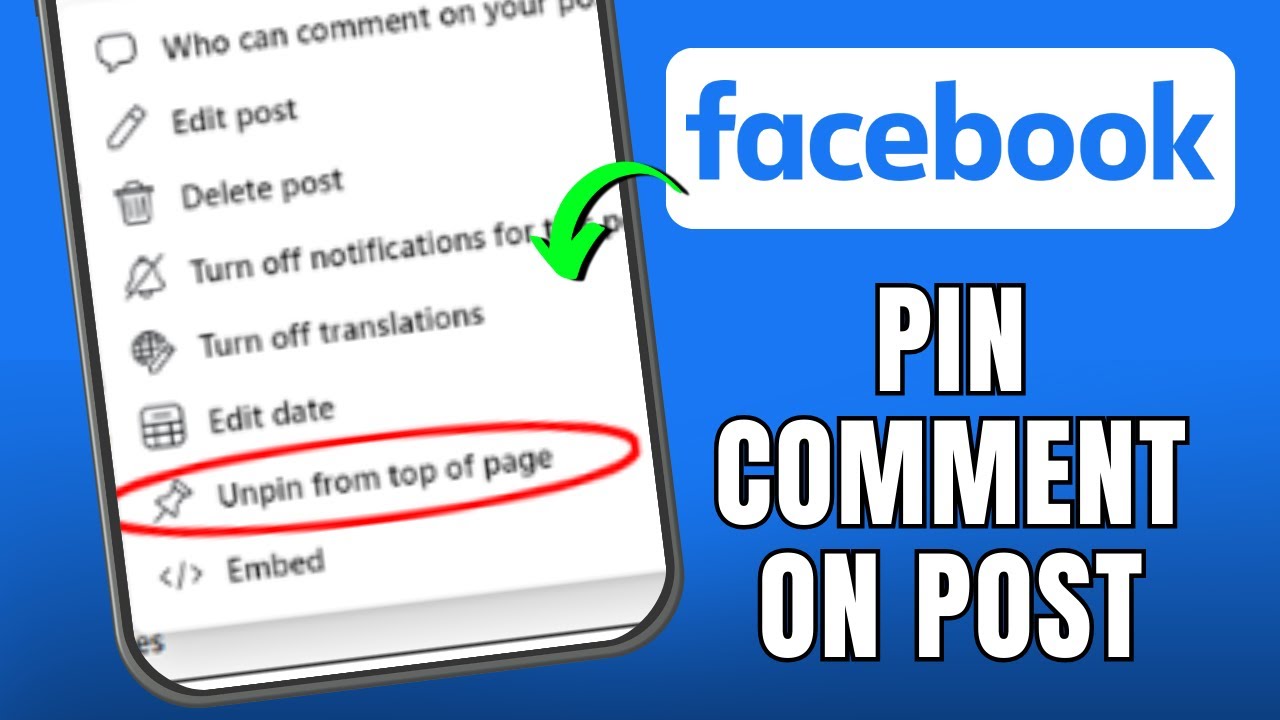 How To Pin Comment On Facebook Post 2025 (Quick & Easy Method) - YouTube