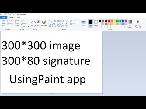 300*300 pixel image making with Paint app( পেইন্ট অ্যাপ ব্যবহার করে 300 ...