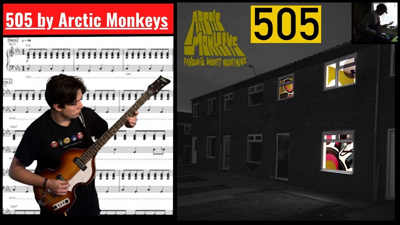 505 by Arctic Monkeys (Bass cover with Tab) - YouTube