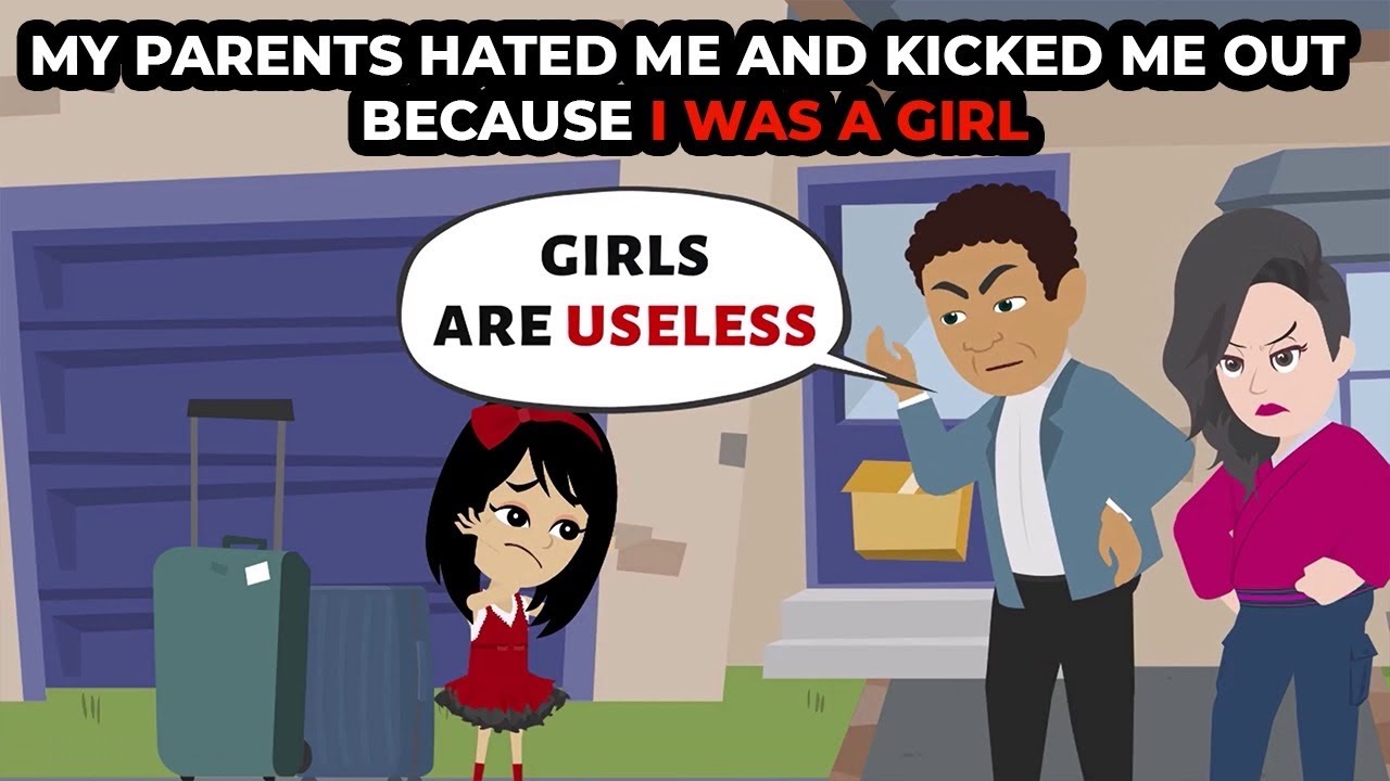 My parents hated me because I was a girl and kicked out. # ...