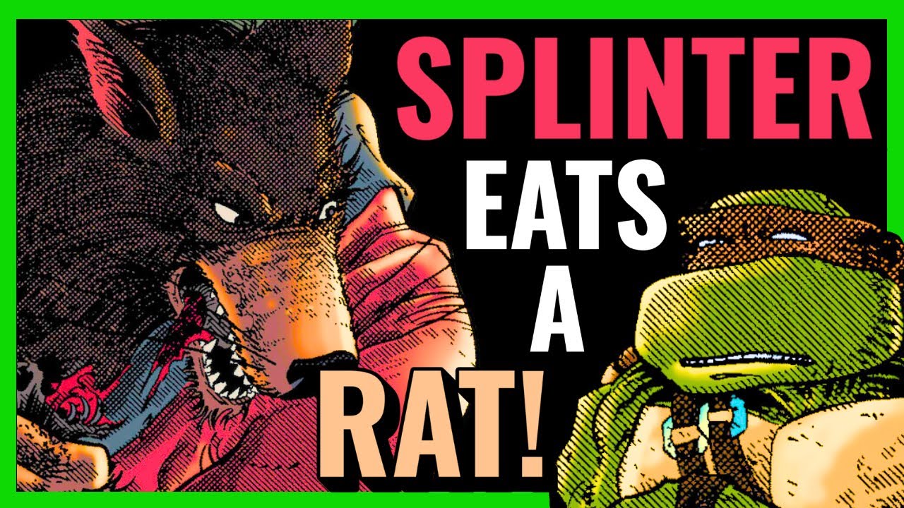 Splinter FORCED To Eat a Rat in Dark TMNT Story (Mirage Comics Moments ...