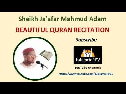 Beautiful Quran Recitation | Sheikh Ja'afar Mahmud Adam - YouTube