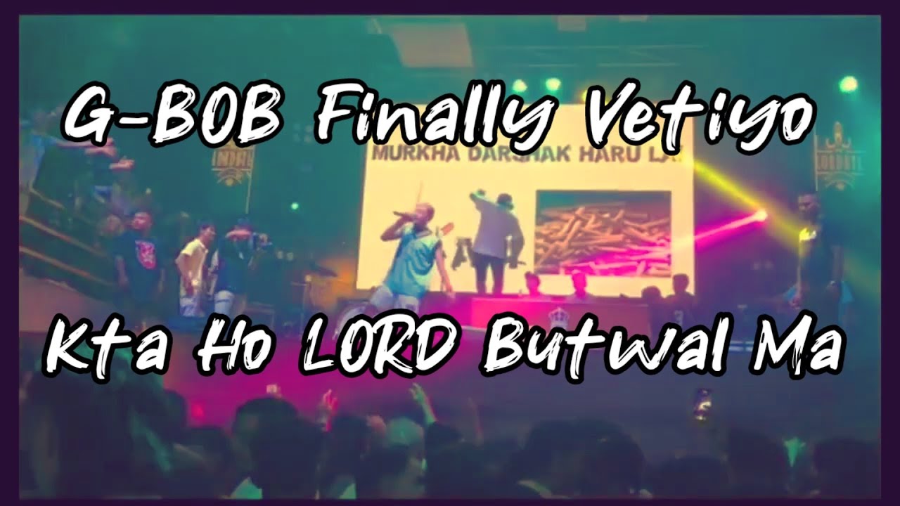 G-BOB Live Full concert In LORD Butwal - YouTube
